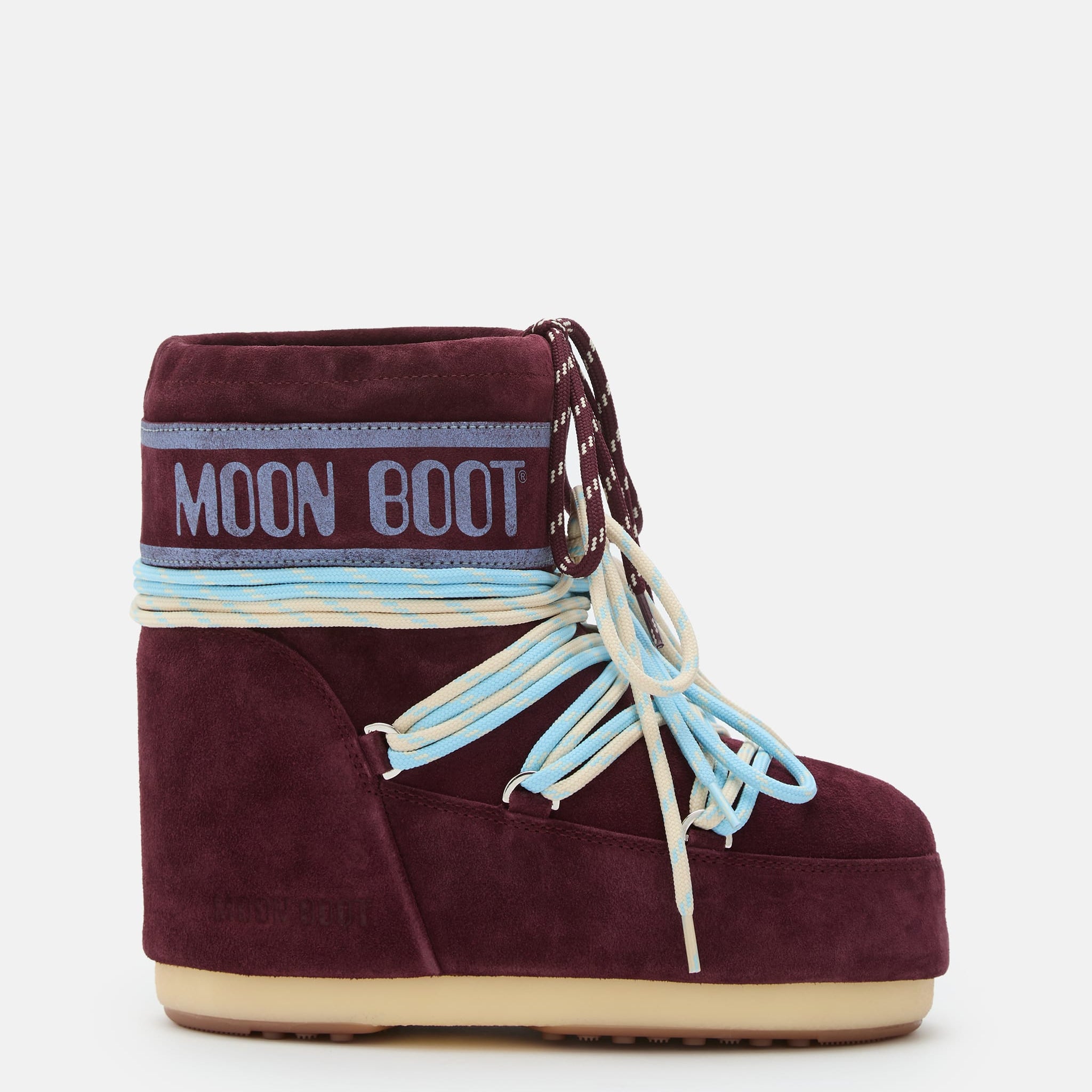 ICON LOW BURGUNDY SUEDE BOOTS